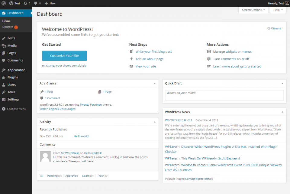 Introducing the WordPress Dashboard - Jason Yingling