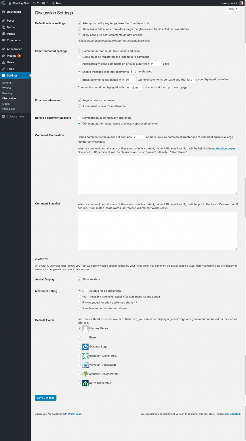 WordPress Settings: Part Two - Jason Yingling
