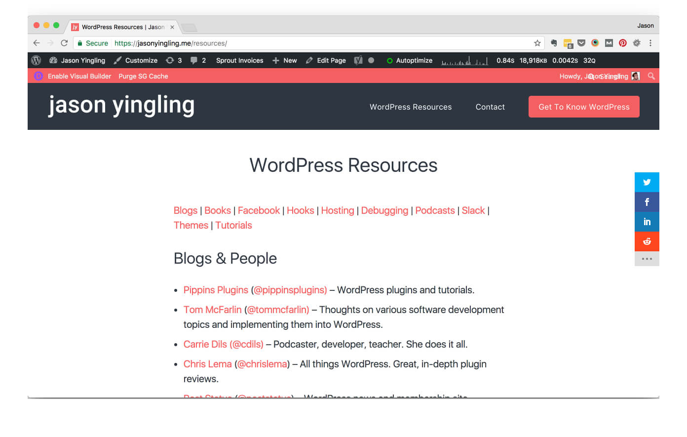 Removing Items From the WordPress Admin Bar - Jason Yingling